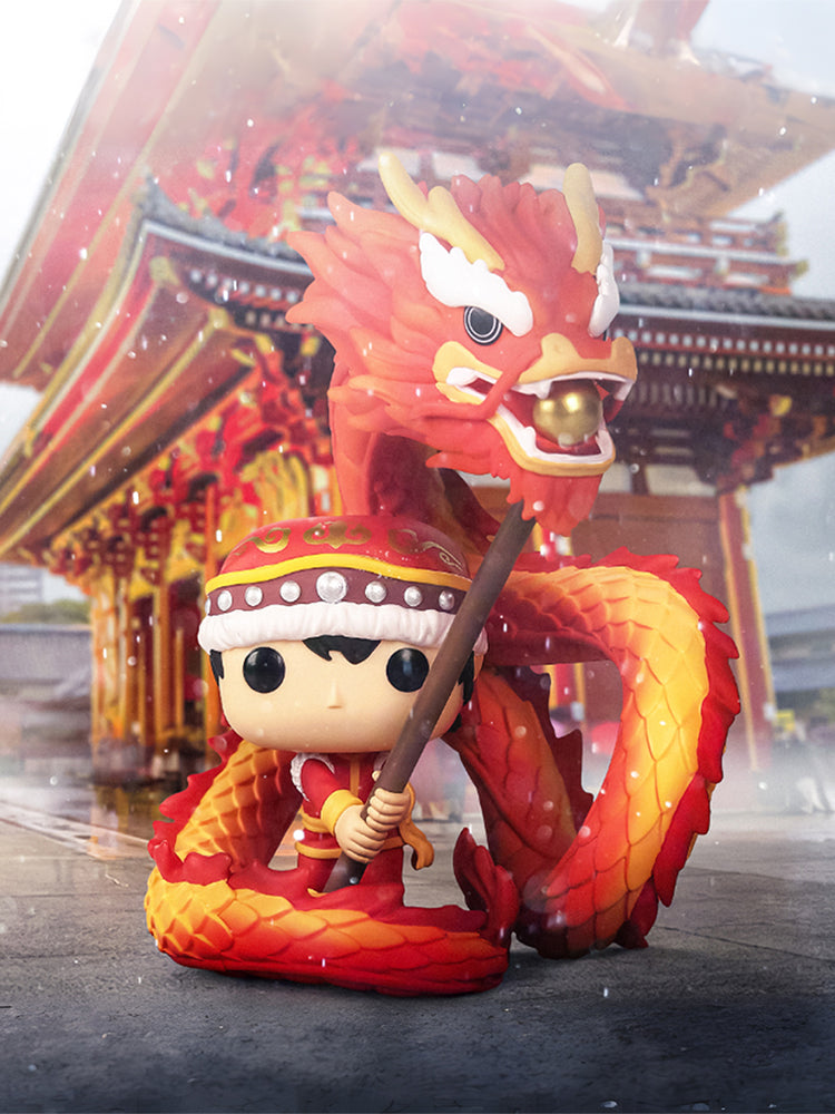 Funko Pop Asia! China Traditions & Lion Dragon Dance Club 6" Super Siz ...