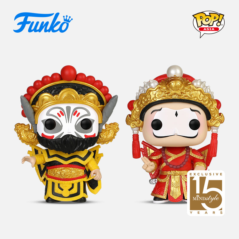 Funko POP! Asia: Beijing Opera - JING & CHOU (2PACK), SHENG & DAN ( 2 ...