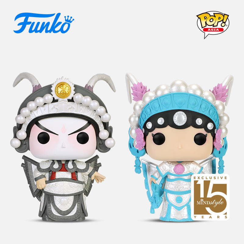 Funko POP! Asia: Beijing Opera - JING & CHOU (2PACK), SHENG & DAN ( 2 ...